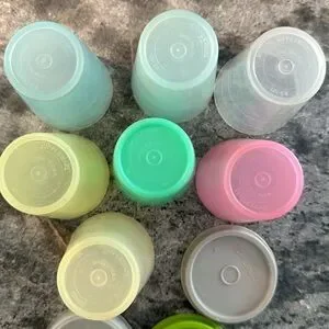 Tupperware | Kitchen | Vintage Pastel Tupperware Midgets Set Of 7 3 ...